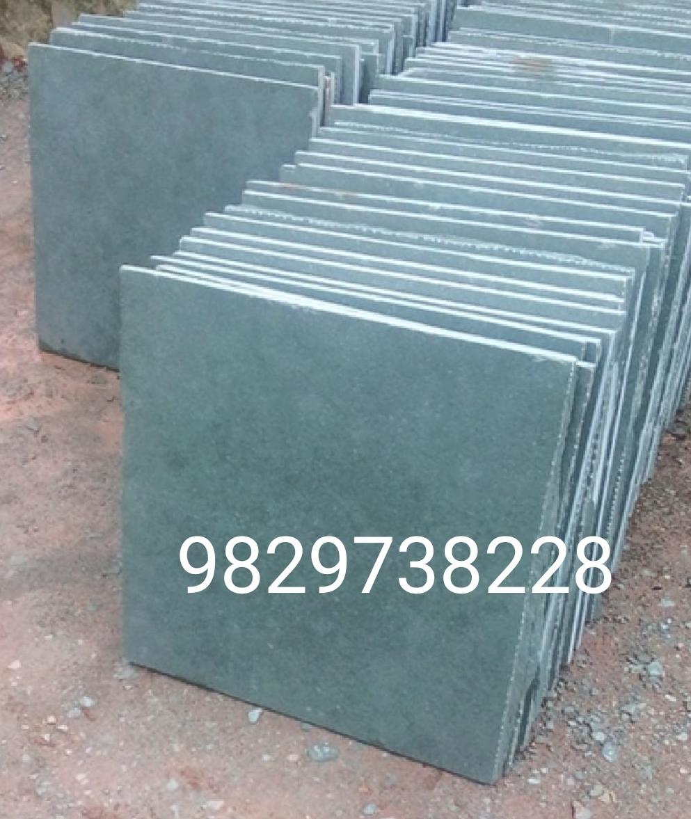 Green kota stone price -25/-sq.ft. Size -2'x2' Thickness -25mm