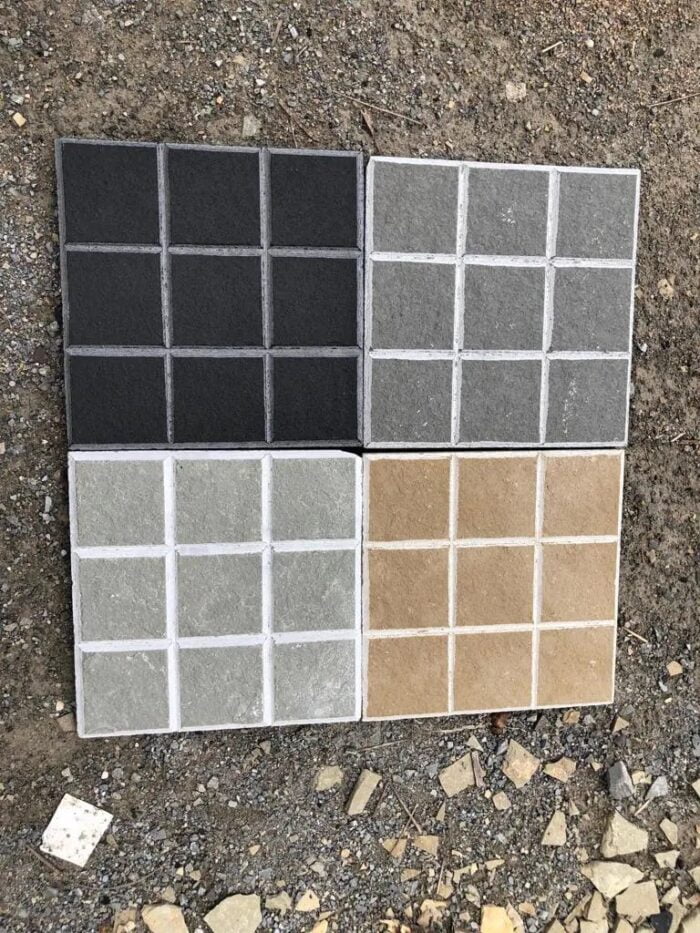 Parking tiles from natural stone tiles offered Naksh stone