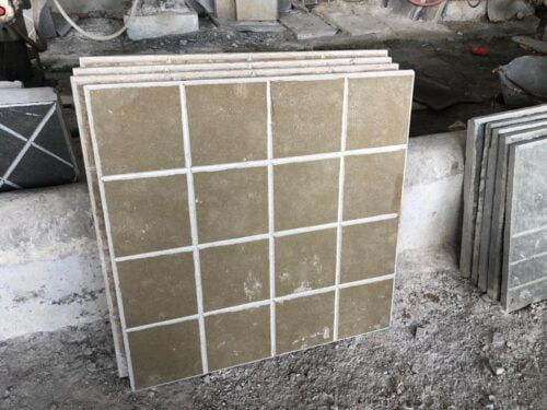 Parking tiles from natural stone tiles offered Naksh stone